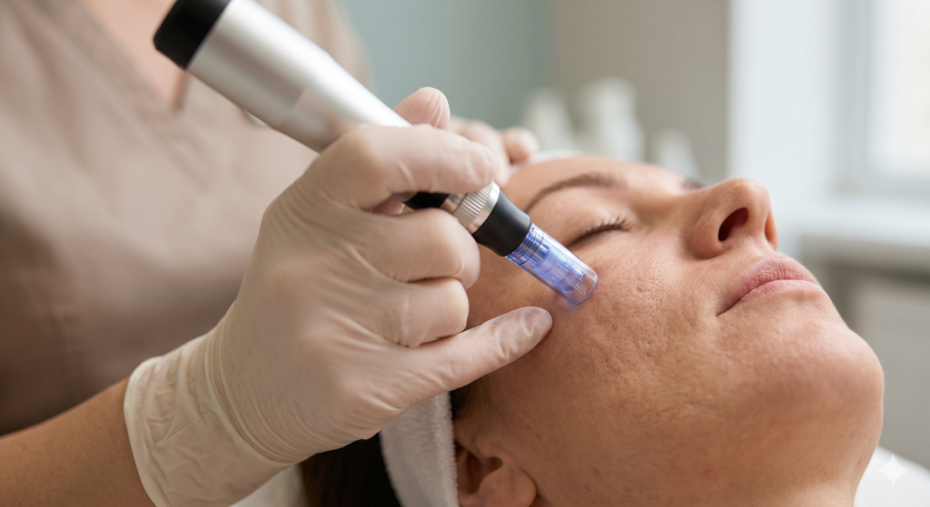 How Microneedling Effectively Erases Acne Scars
